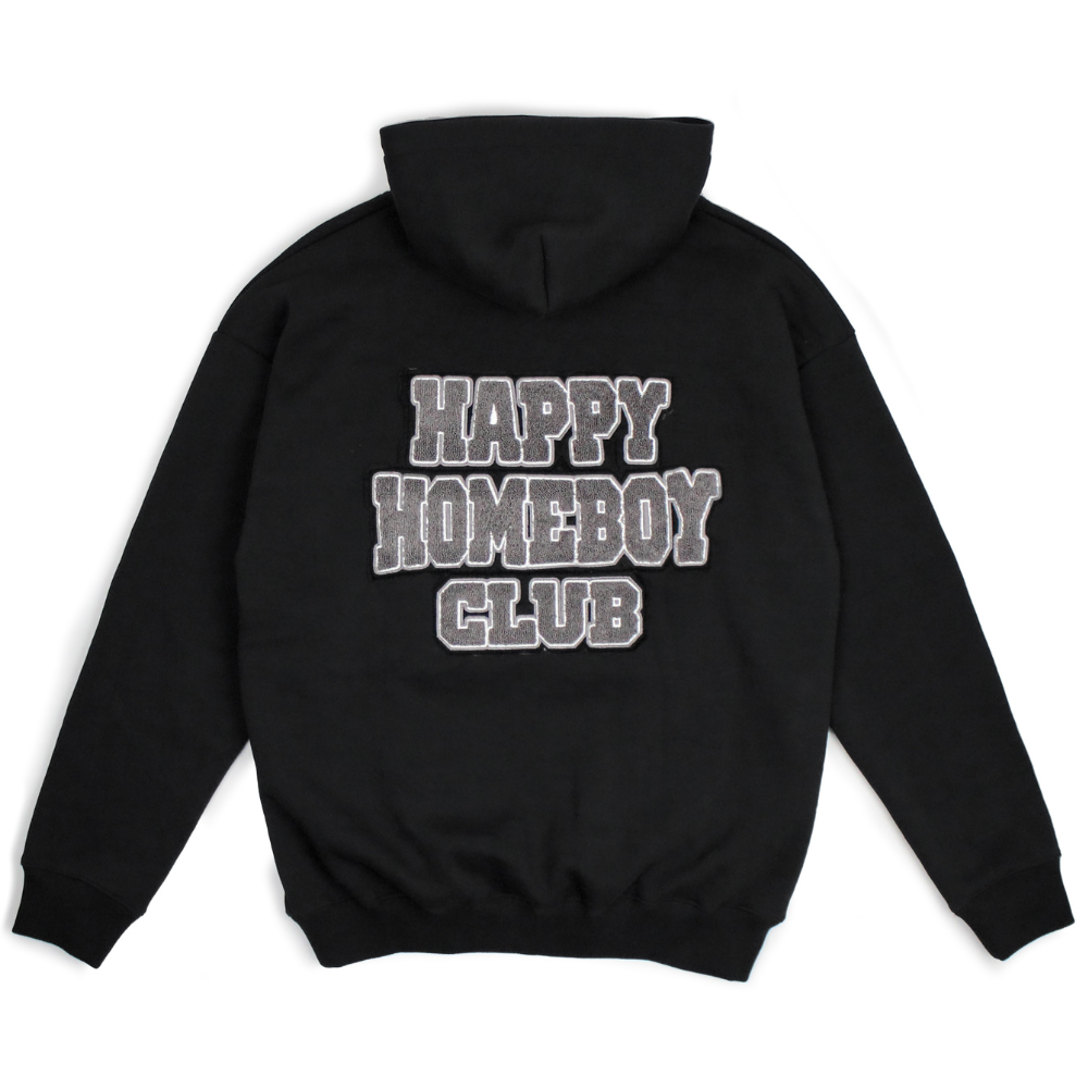 Homeboy Happy Homeboy Club hoodie Black – Stoked Boardshop