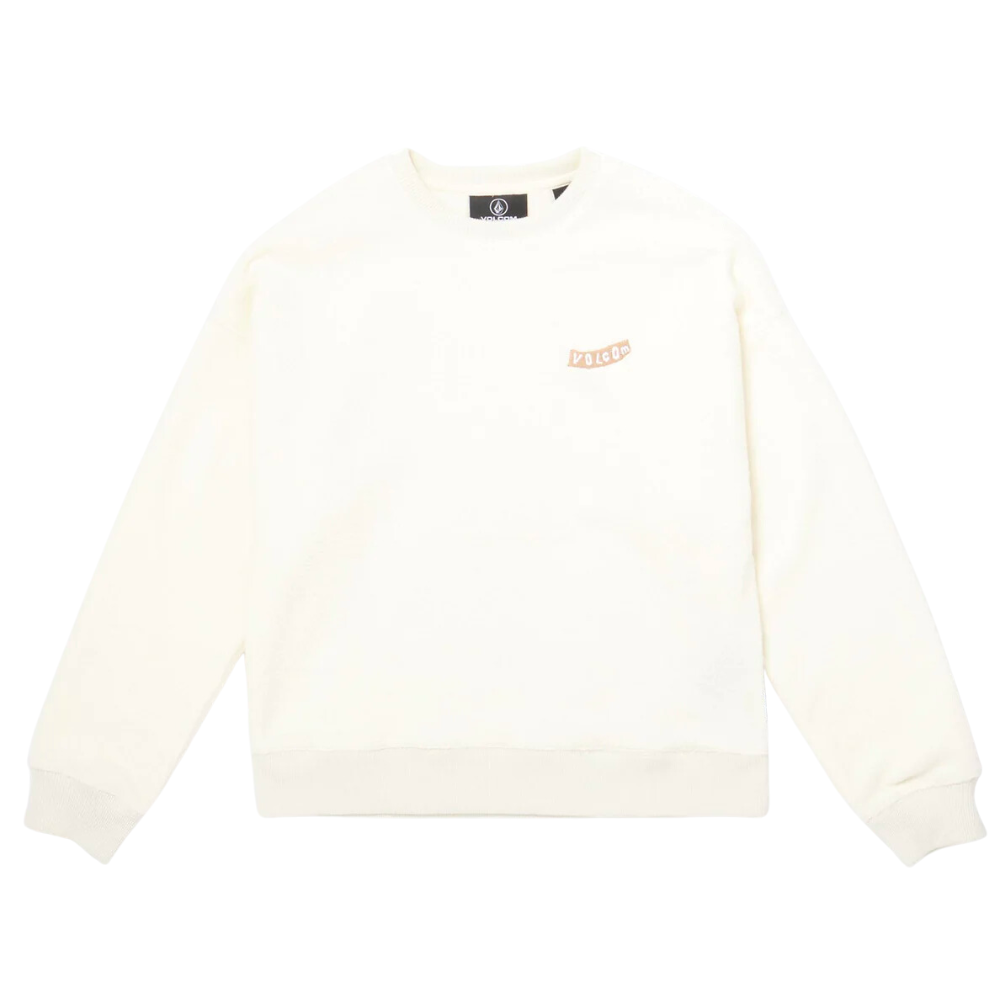 Volcom Kids Too Kool Sweatshirt Dirty White – Stoked Boardshop