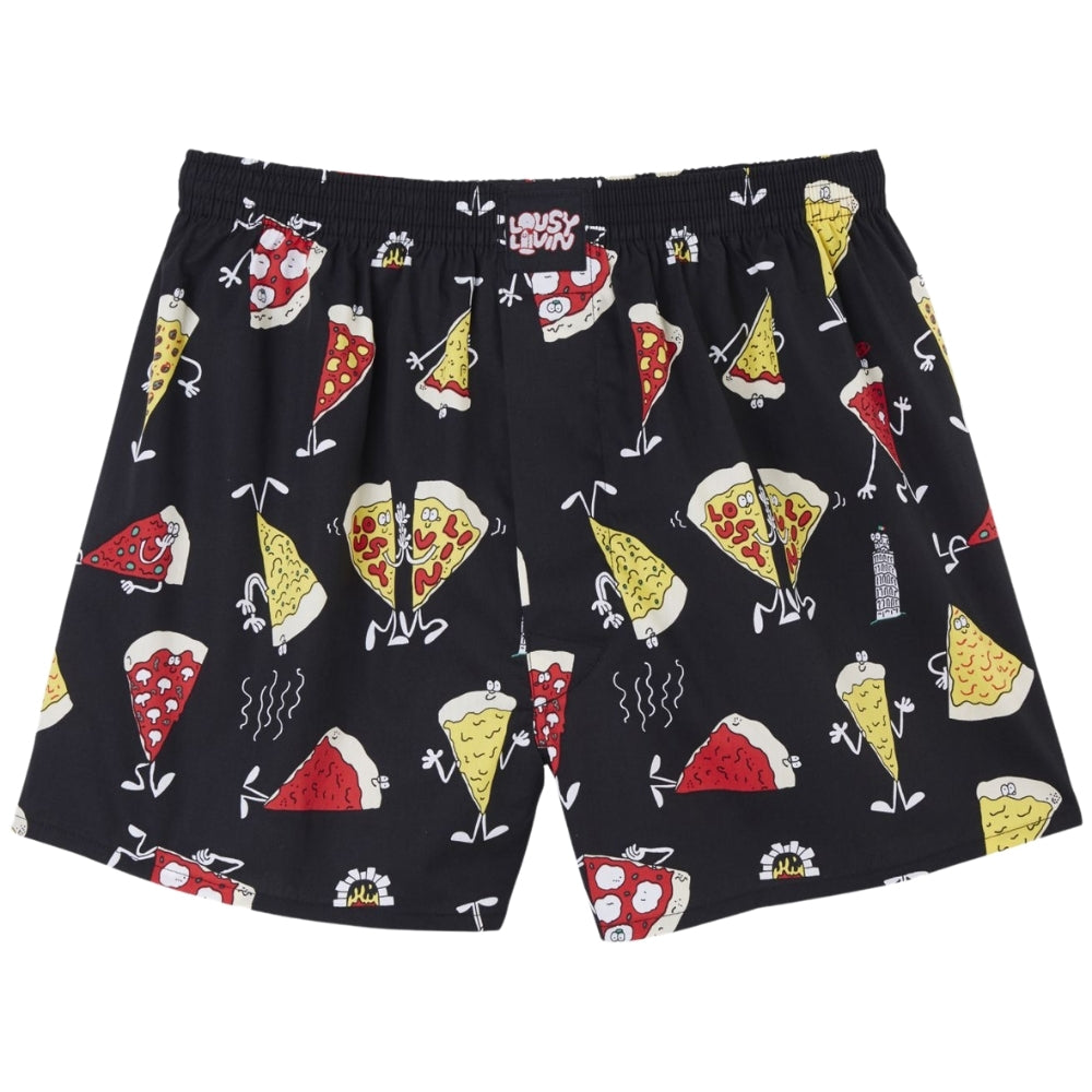 Lousy Livin Pizza Boxershorts Black – Stoked Boardshop