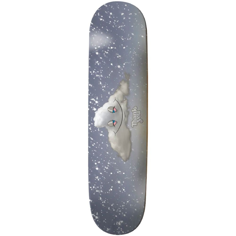 Thank You Head In The Snow Clouds Grey 8.0" Skateboard Deck – Stoked ...